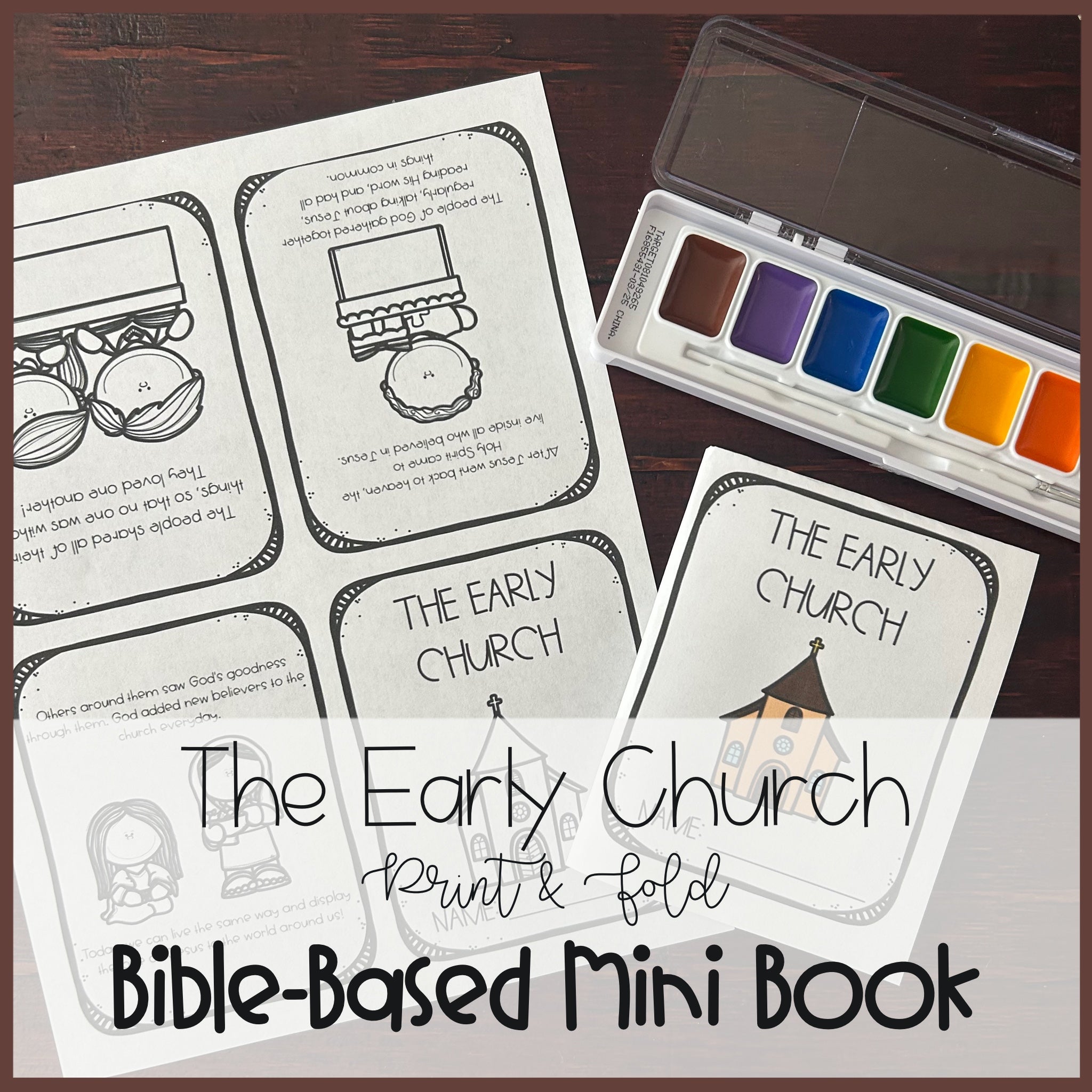 The Early Church | Mini Book Printables – Sweeter Than Honey
