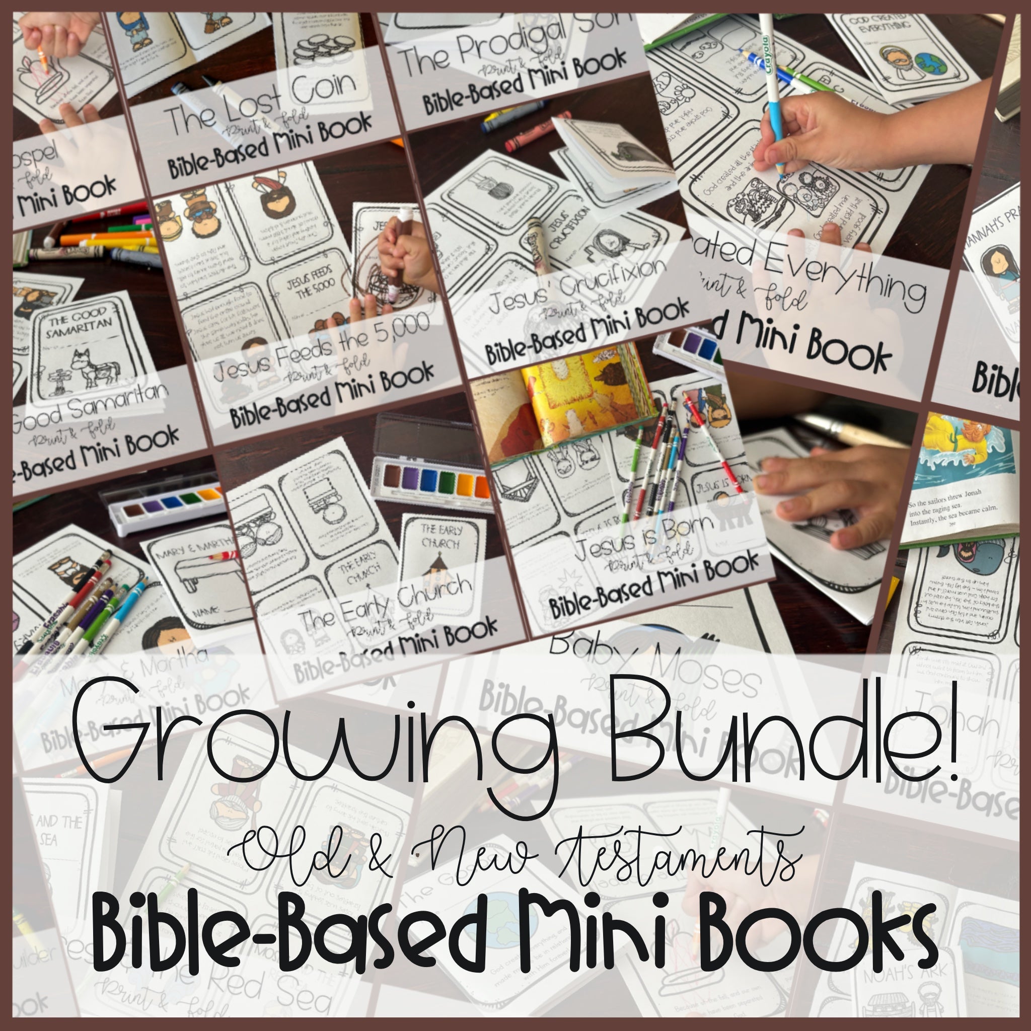*BUNDLE: New & Old Testament Mini Book Printables – Sweeter Than Honey