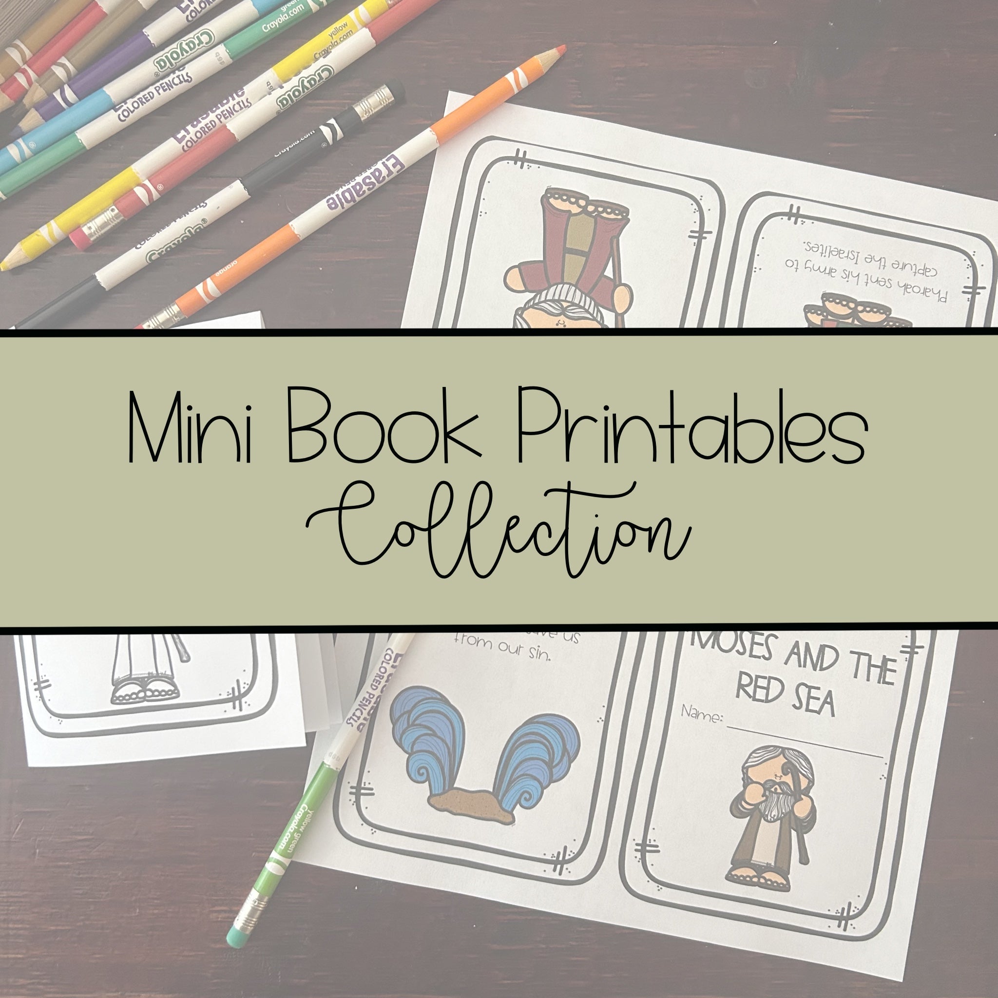 Mini Book Printables – Sweeter Than Honey